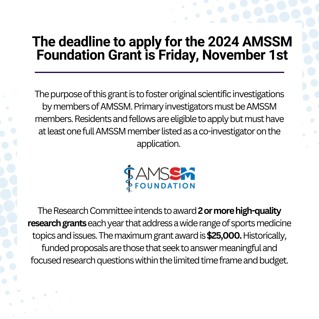 AMSSM - American Medical Society for Sports Medicine