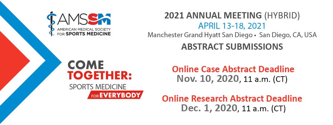 AMERICAN MEDICAL SOCIETY FOR SPORTS MEDICINE - AMSSM