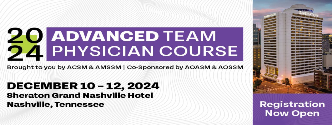 AMERICAN MEDICAL SOCIETY FOR SPORTS MEDICINE - AMSSM